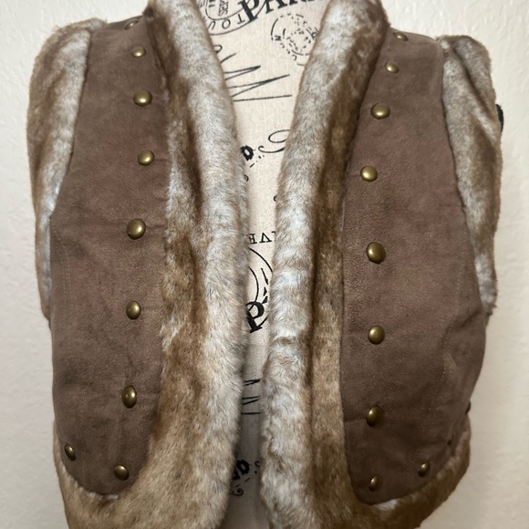 Candie's | Jackets & Coats | Candies Vibrant Pink And Cream Faux Fur ...